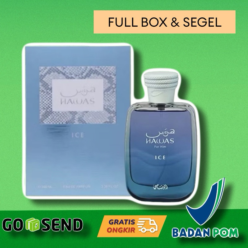 Jual Azahouse - Parfum Original Rasasi Hawas Ice Full Box Segel ...