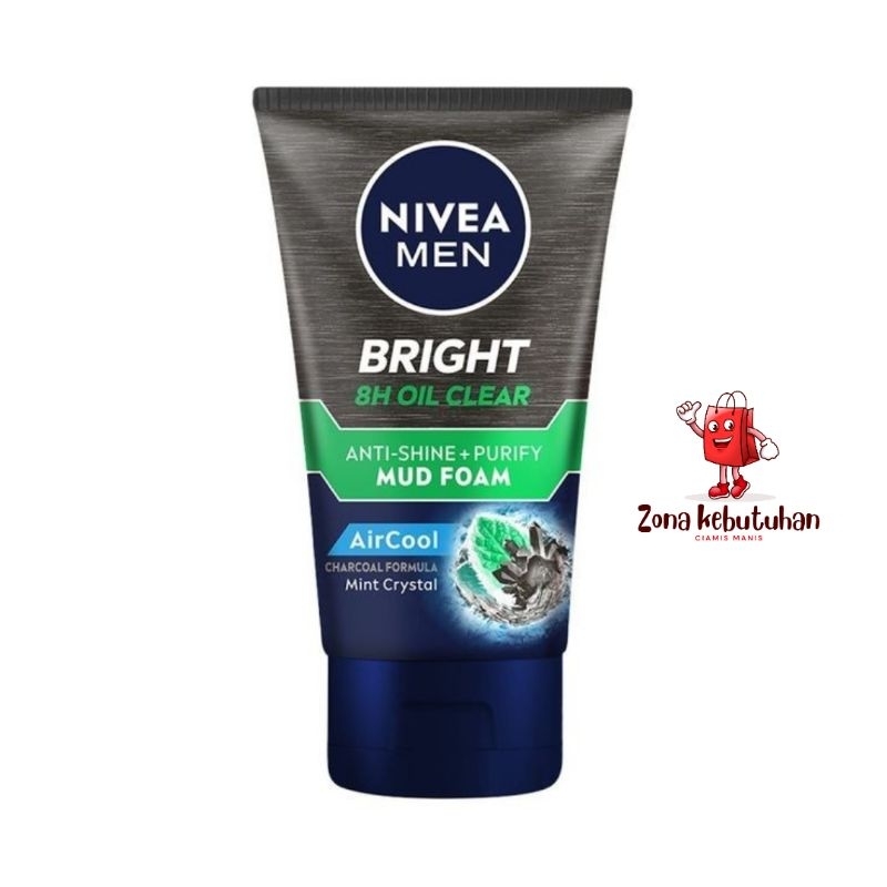 Jual (beli 1, gratis 1) Nivea Men Face Wash 8H Oil Control 100ml ...
