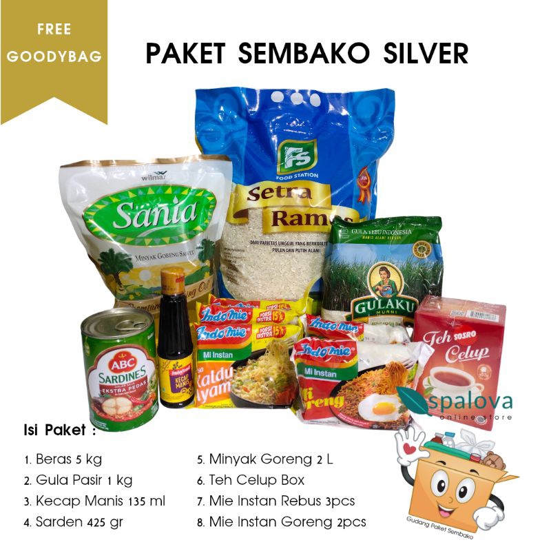 Jual Paket Sembako Silver | Shopee Indonesia