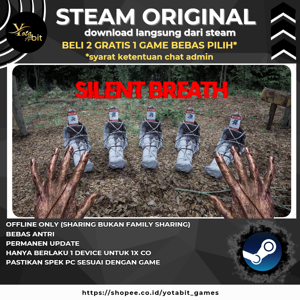 Jual SILENT BREATH Game PC Sharing Original Offline | Shopee Indonesia
