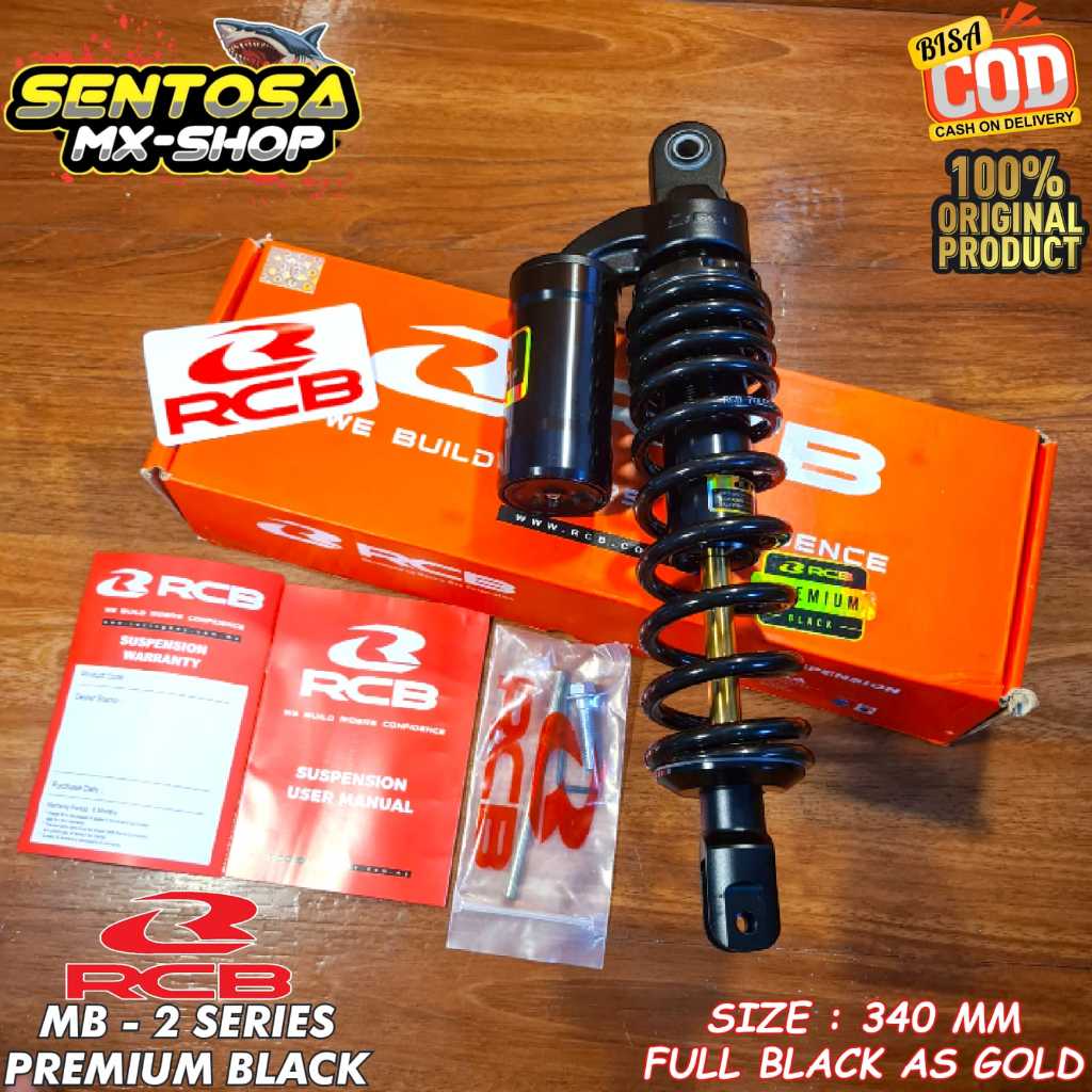 Jual SHOCK BELAKANG TABUNG ATAS RCB MB-2 SERIES BLACK PREMIUM AS GOLD ...