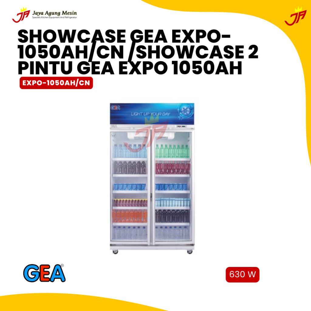 Jual GEA Showcase Gea Expo 1050 AH/CN/Showcase 2 Pintu Gea 1000Liter ...
