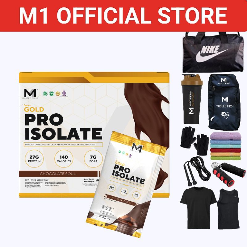 Jual Muscle First Pro Isolate 12 Sachet Whey Protein Isolate - Fat Loss ...