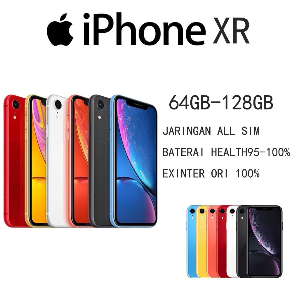 Jual HANDPHONE XR HPiPxr128GB/64GBHANDPHONEXullset Lcd Original 100% ...