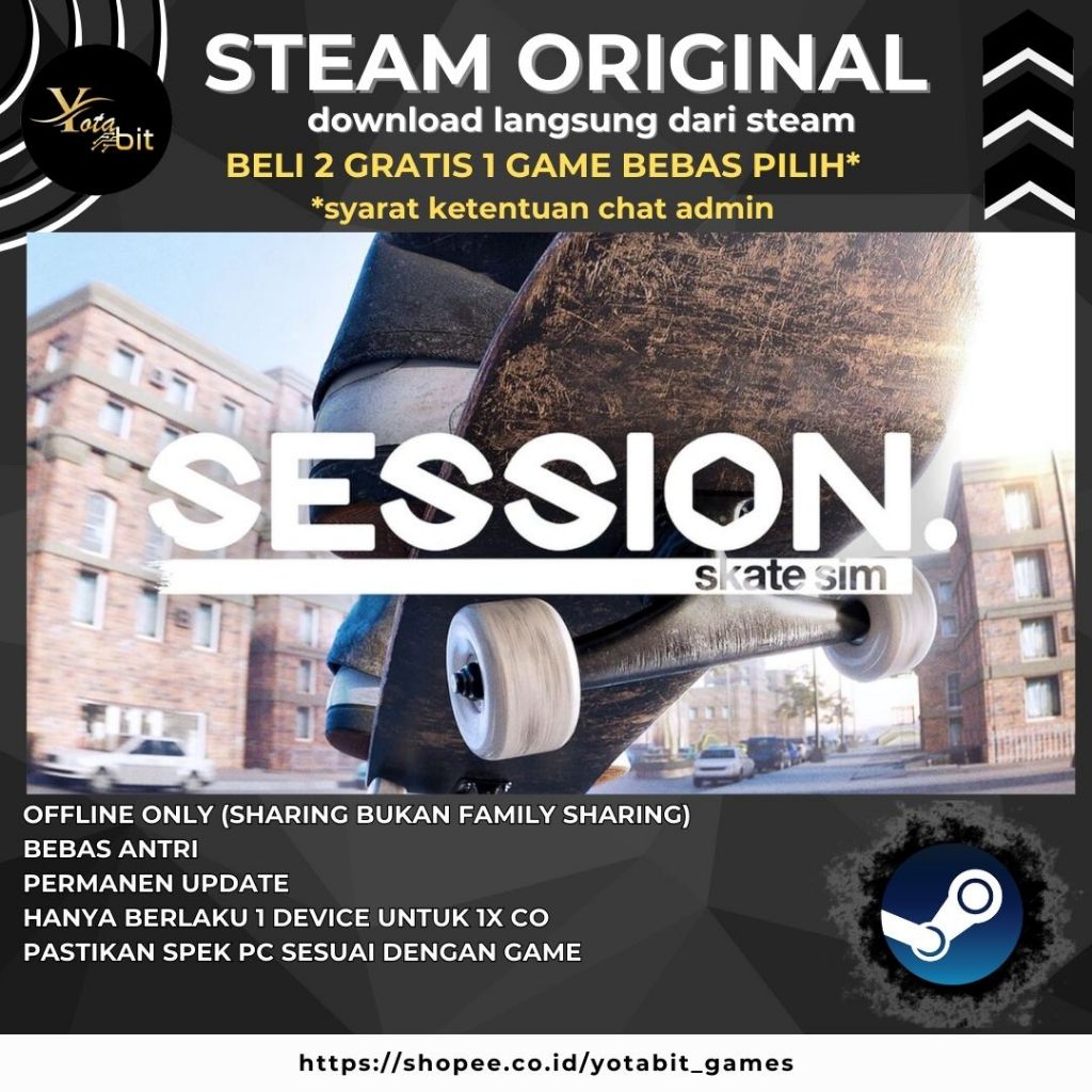 Jual Session: Skate Sim PC Sharing Original Offline | Shopee Indonesia