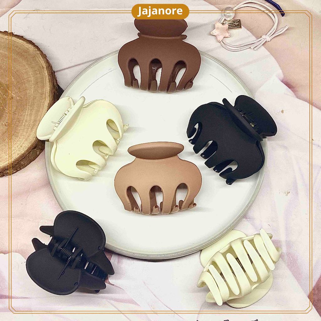 Jual JR - 7CM- JEPIT RAMBUT CAKAR DOFF KOREA MODEL KEONG JUMBO / JEDAI ...