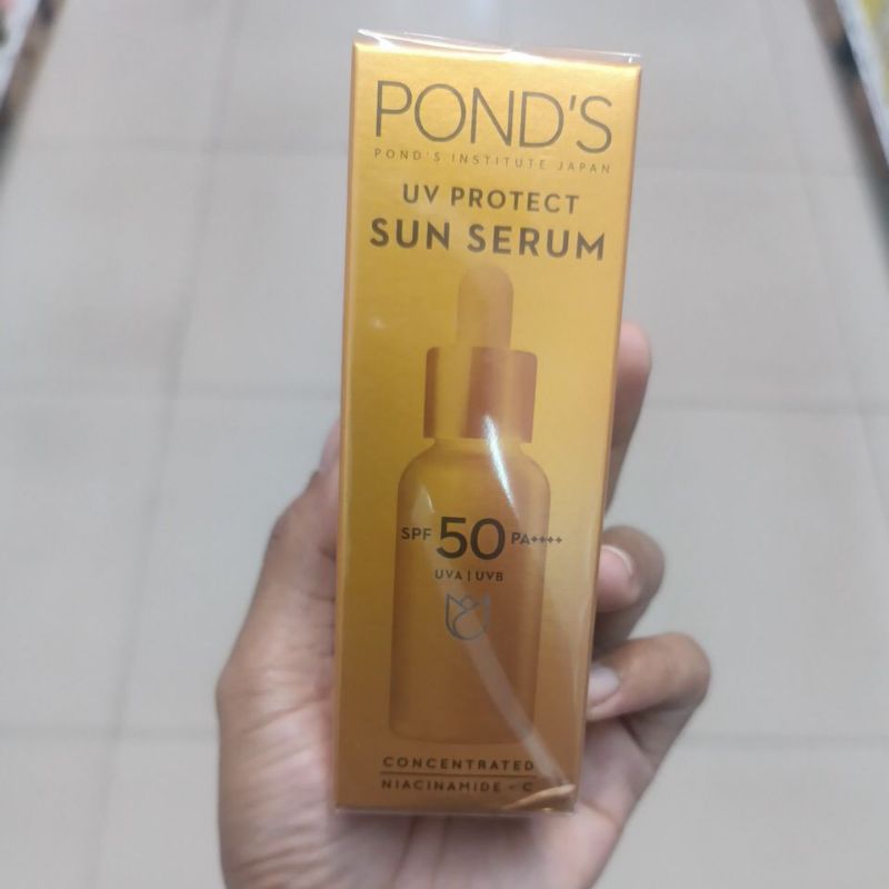Jual Ponds UV Protect Sun Serum Spf 50 30g | Shopee Indonesia