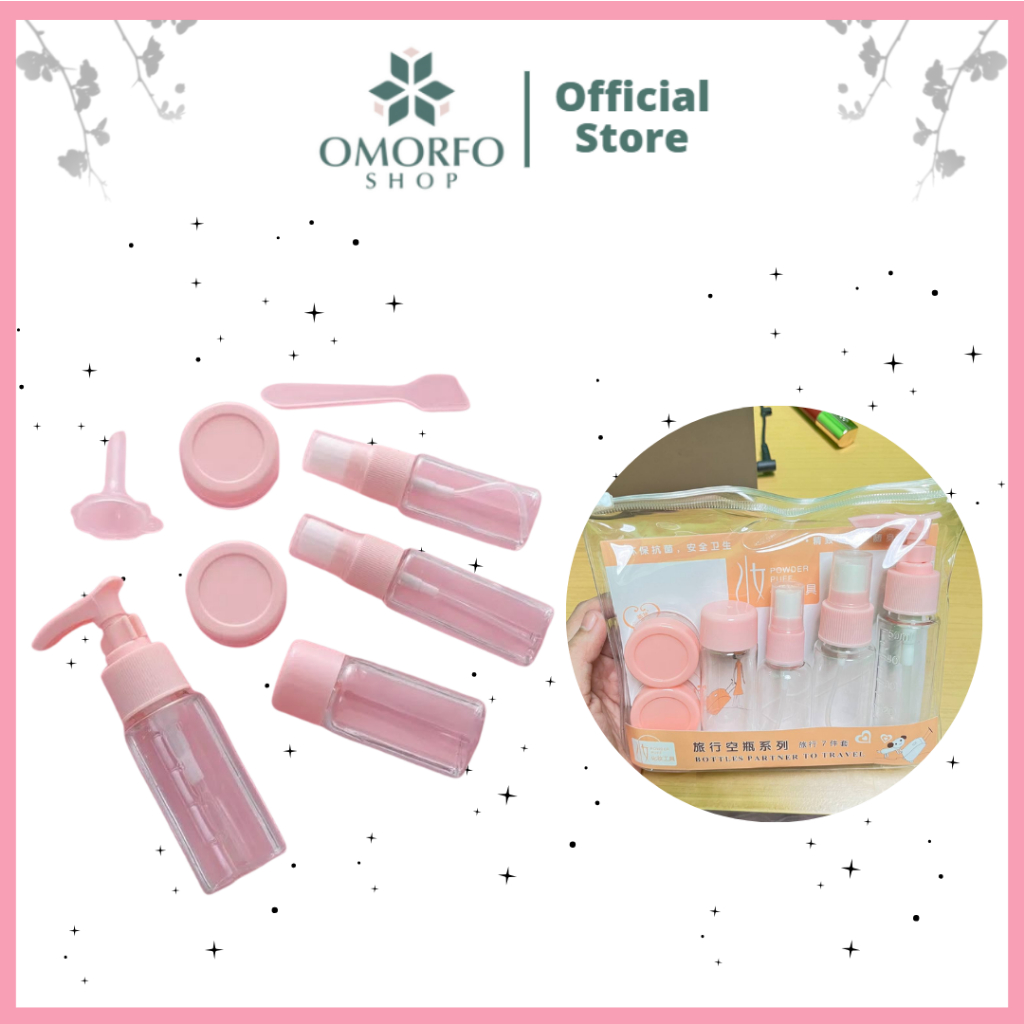 Jual ️Omorfo ️Accessories Botol Travel 7in1 Pack Set | Botol Travel ...