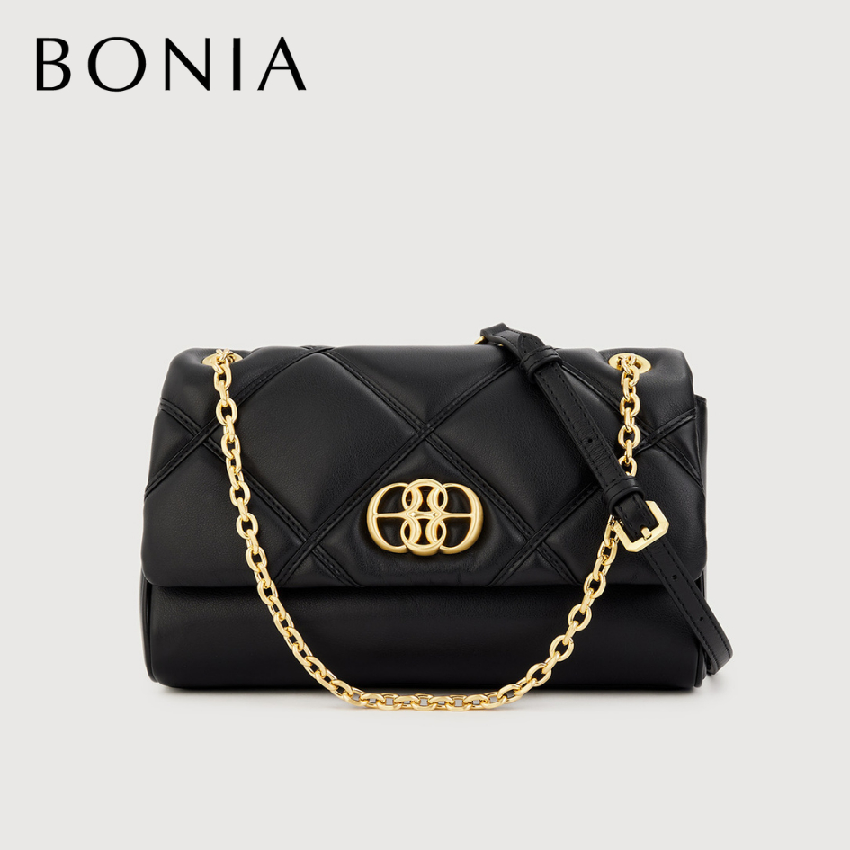 Jual Bonia - Lean Sling Bag Black | Shopee Indonesia
