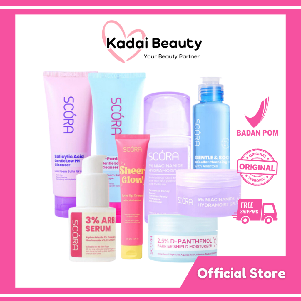 Jual SCORA Skincare Series - 1% Salicylic Acid Cleanser | D-Panthenol ...