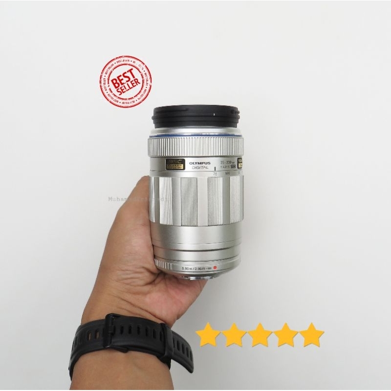 Jual Lensa Tele Mirrorless Olympus M Zuiko Digital 75-300mm F4.8-6.7 ED ...