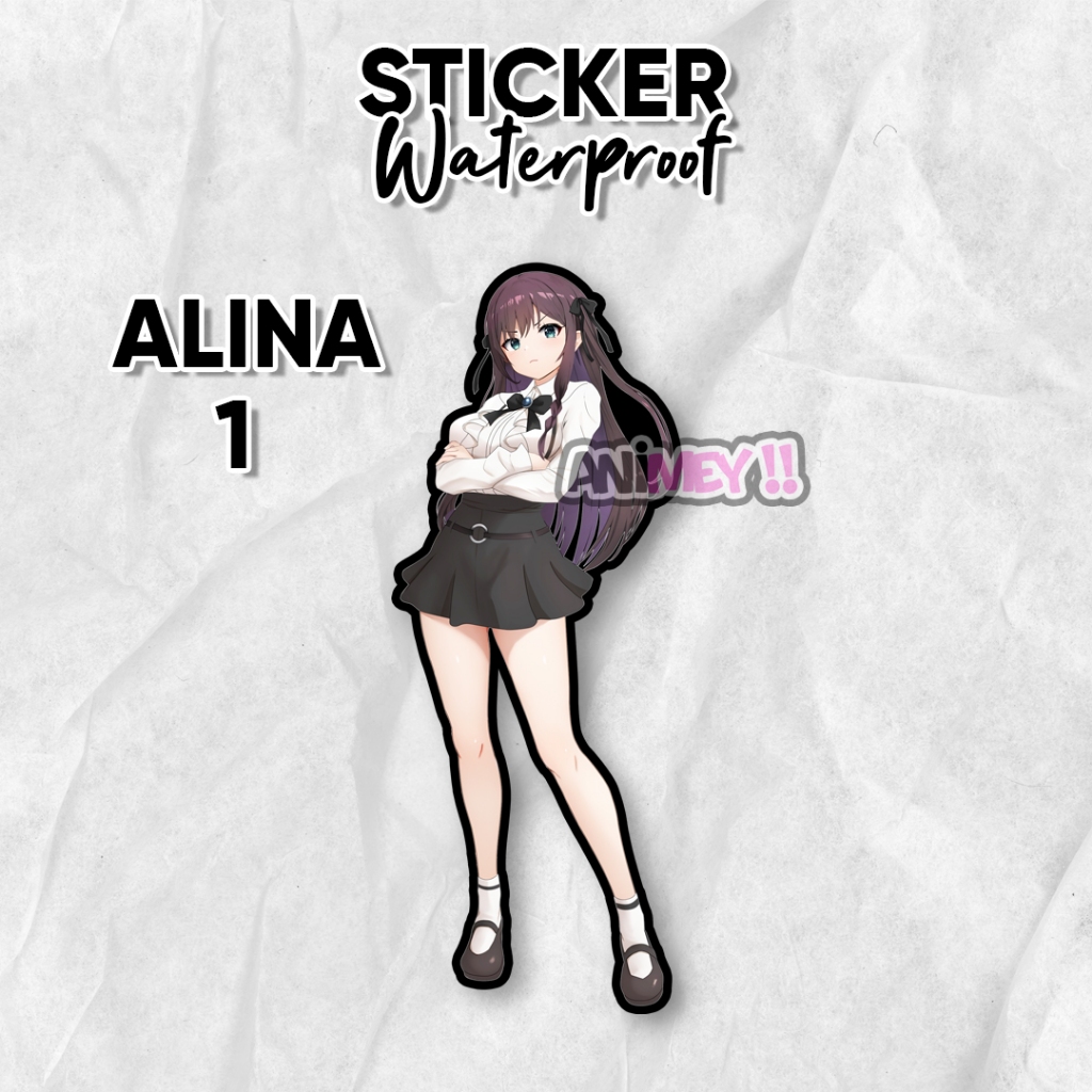 Jual Stiker Alina Anime Guild Receptionist / Sticker Anime Waterproof ...