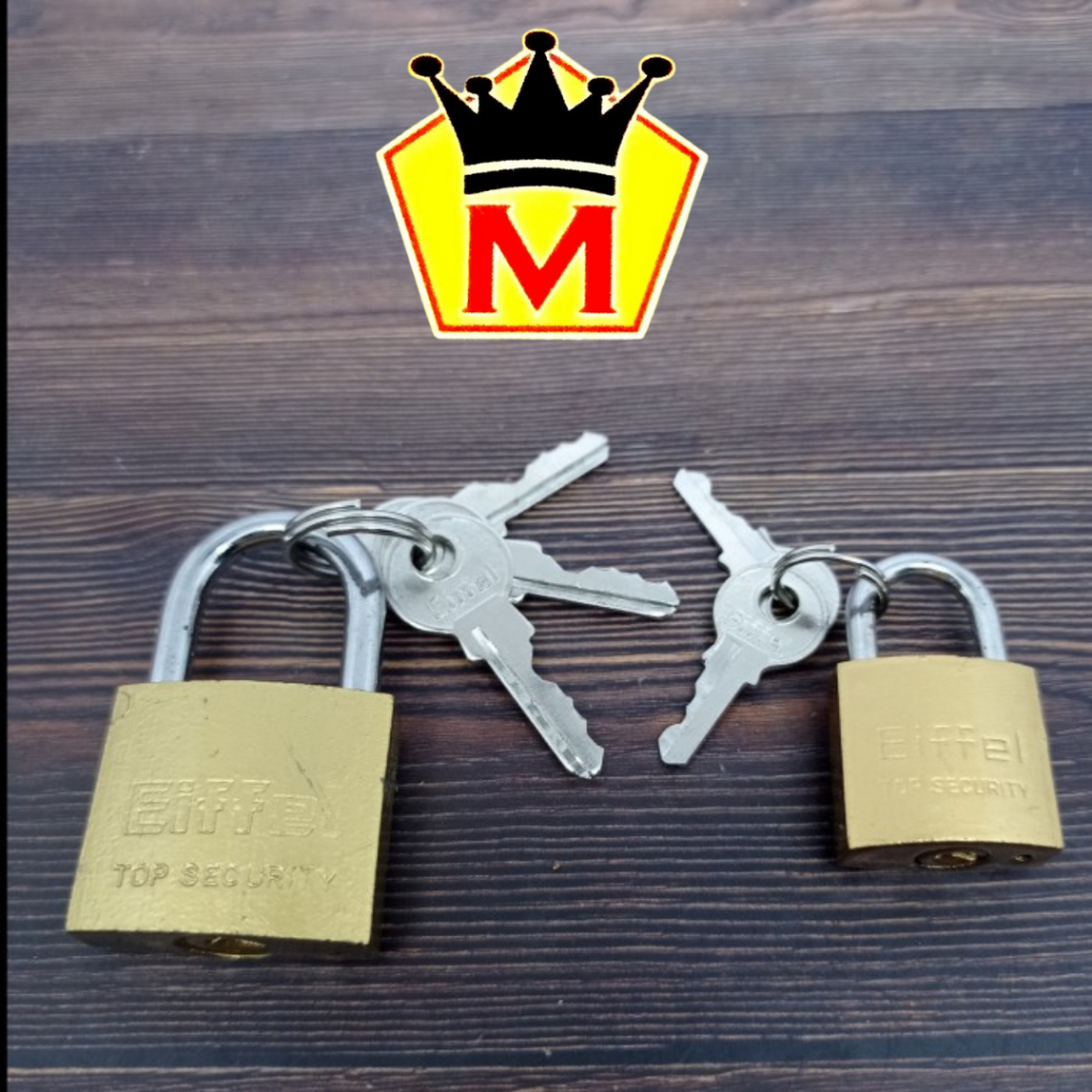 Jual [1 PCS] Gembok Kuning Cat / Gembok Lemari / Gembok Pintu Eiffel ...