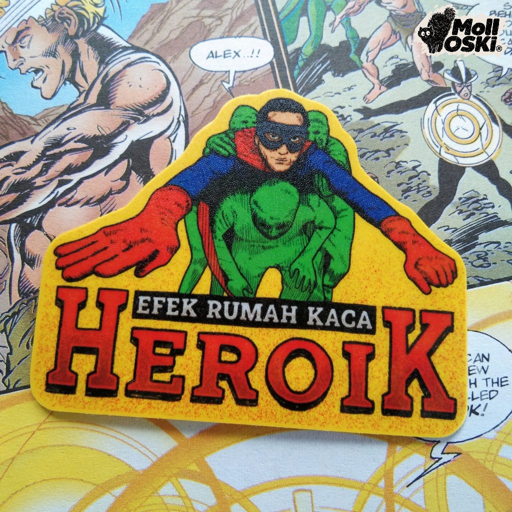 Jual Meyong studio - Sticker Efek rumah kaca / Heroik - Edisi sticker ...