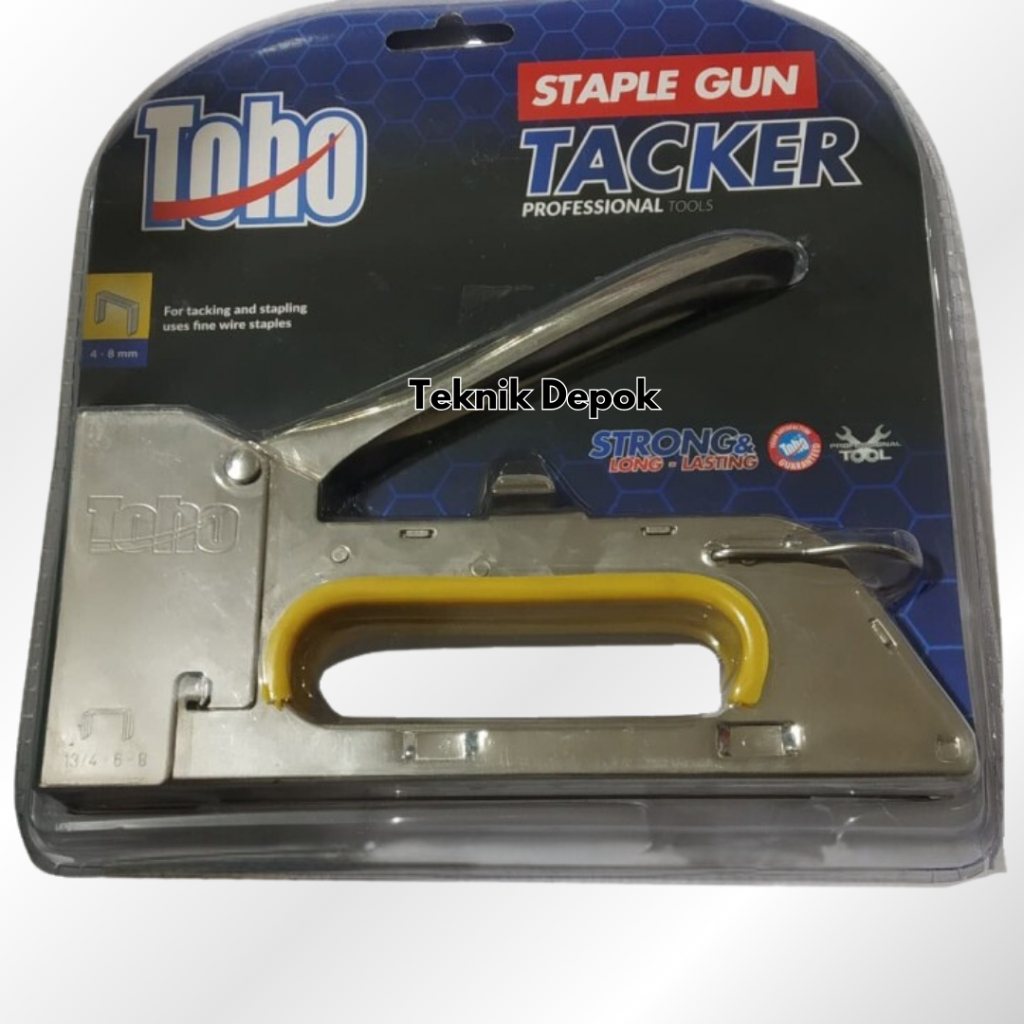Jual Staple Gun 4 - 8 mm Tacker Staples Besar Straples Buku Spanduk Jok ...