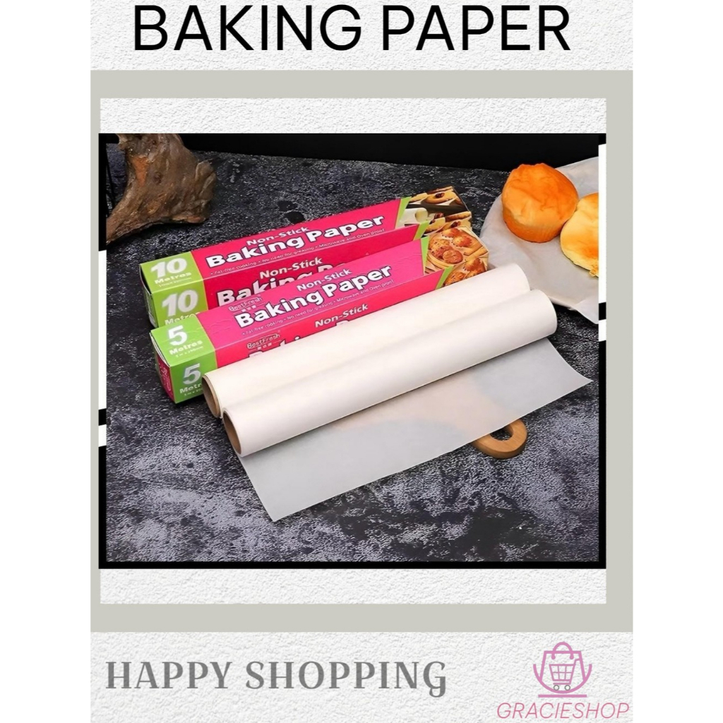 Jual Baking Paper Anti Lengket 30cm x 10m / Kertas Baking / Kertas ...