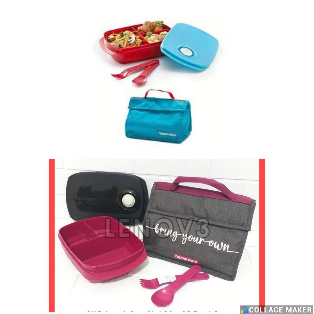 Jual B.Y.O tupperware byo bekal set | Shopee Indonesia