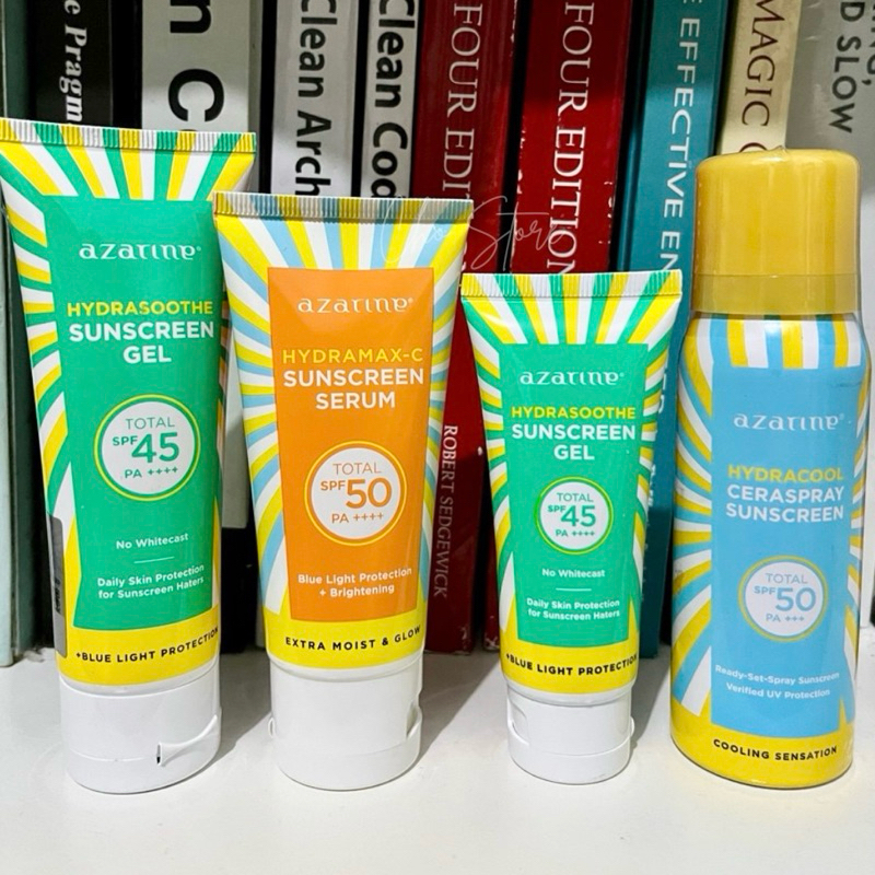 Jual [NEW] Azarine Hydrasoothe Gel SPF45 Hydramax C Tone Up Mineral ...