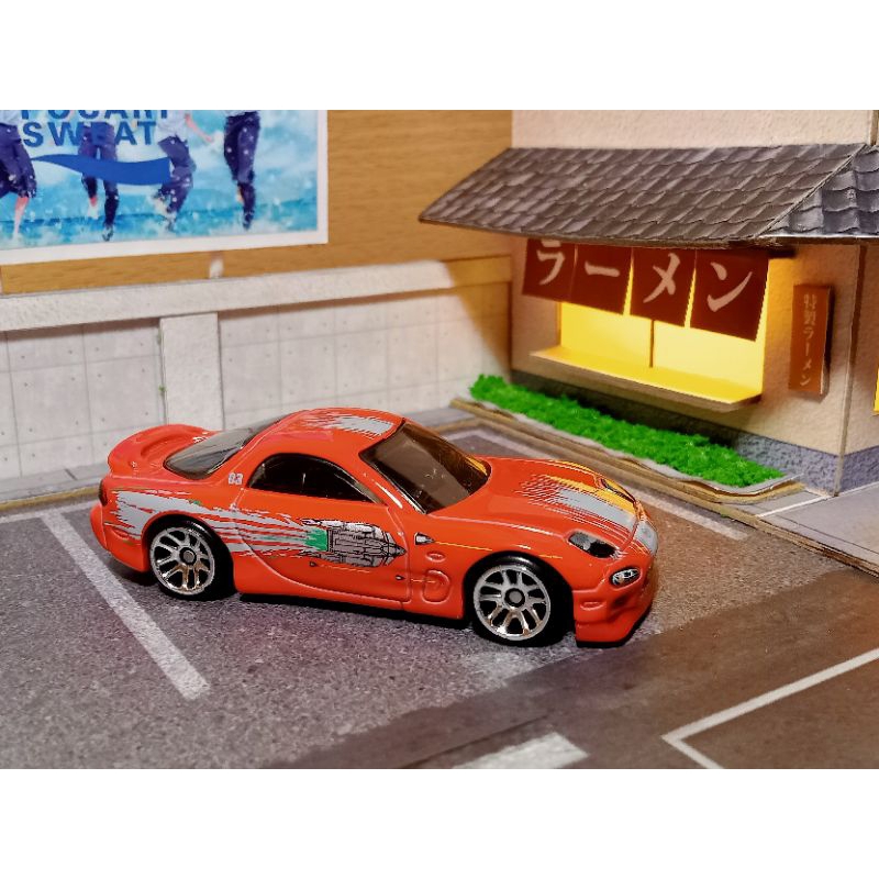 Jual HOTWHEELS Mazda rx7 fast furious Dominic Toretto loose | Shopee ...