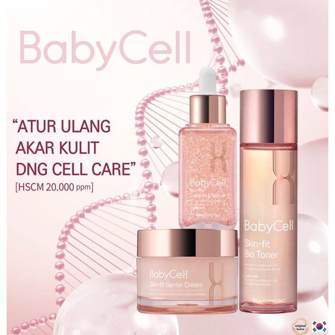 Jual BabyCell Skin-fit Set 3 in 1 [Premium Skincare Korea] | Shopee ...