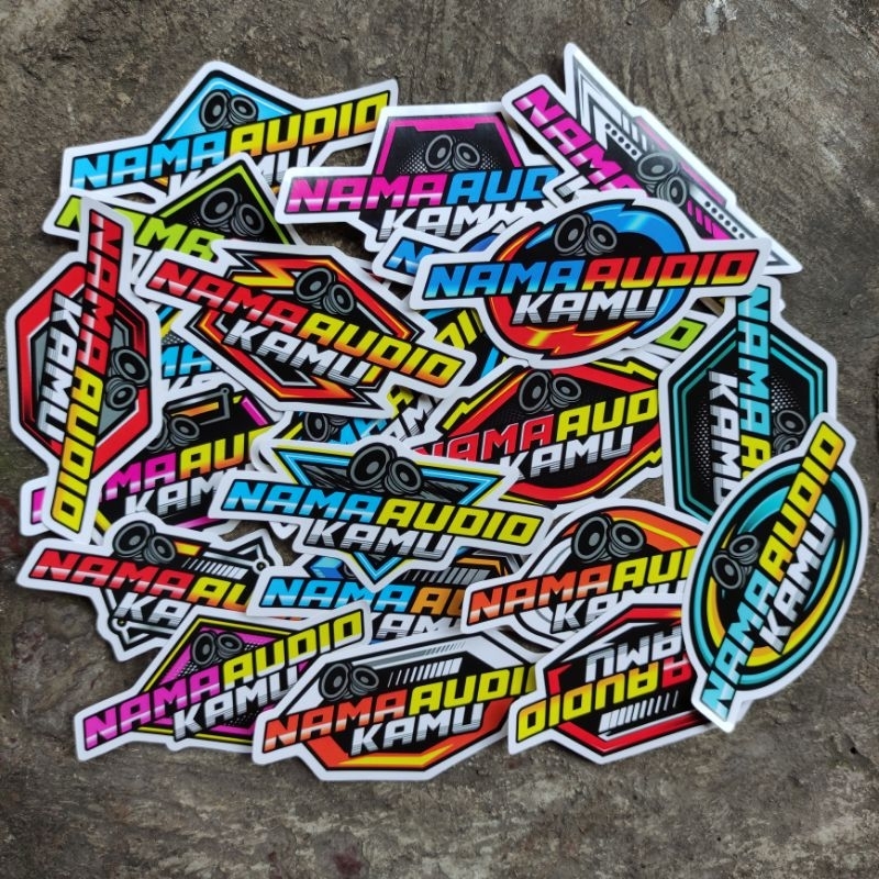 Jual Sticker Sound System Bijian Custom Nama | Shopee Indonesia
