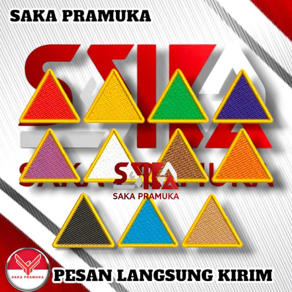 Jual Tanda barung pramuka siaga bordir variasi lengkap | Shopee Indonesia