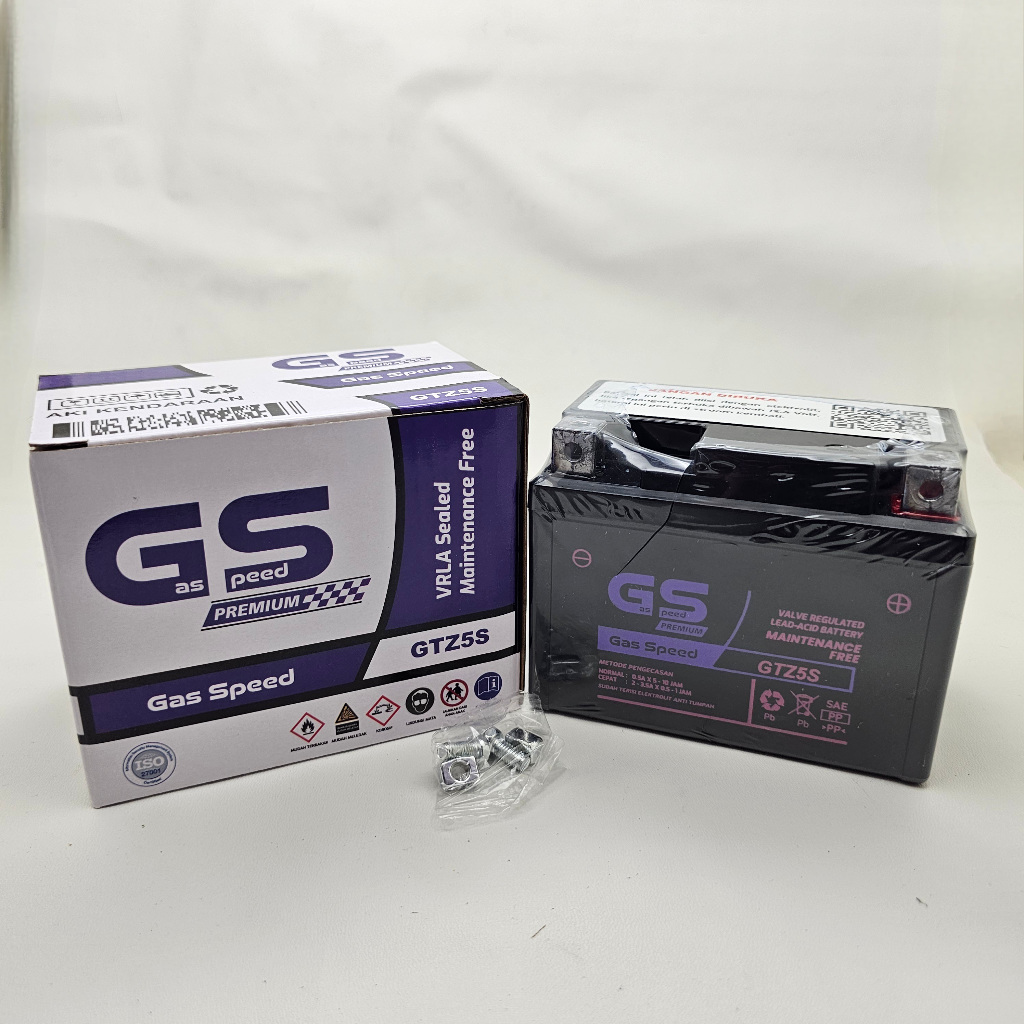 Jual Batre Batere Battery Baterai Aki Motor Kering Premium GS GTZ5S ...
