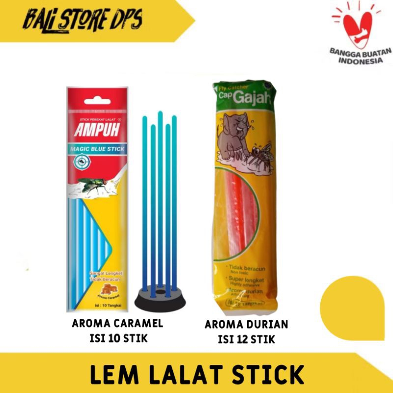 Jual Lem Lalat Stick isi 12 Stick plus Tatakan Asli Denpasar Bali ...