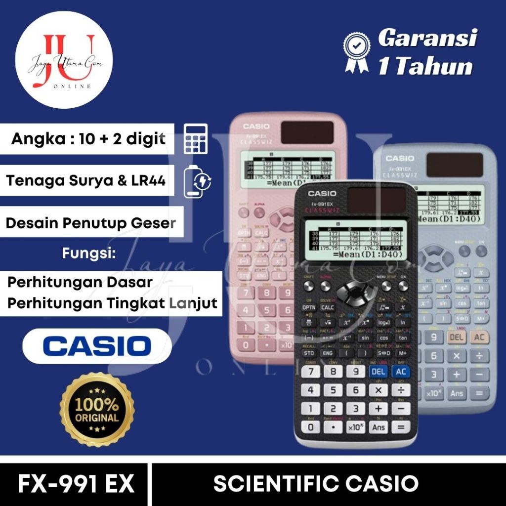 Jual Kalkulator Scientific Casio FX-991EX Kalkulator Ilmiah Original ...