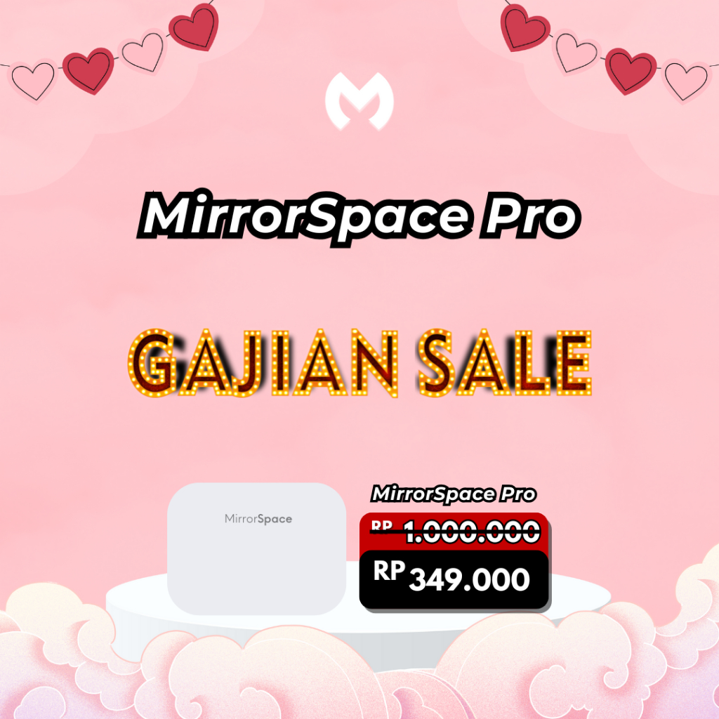 Jual MirrorSpace Pro Wireless Charging Case TWS Bluetooth | Shopee Indonesia