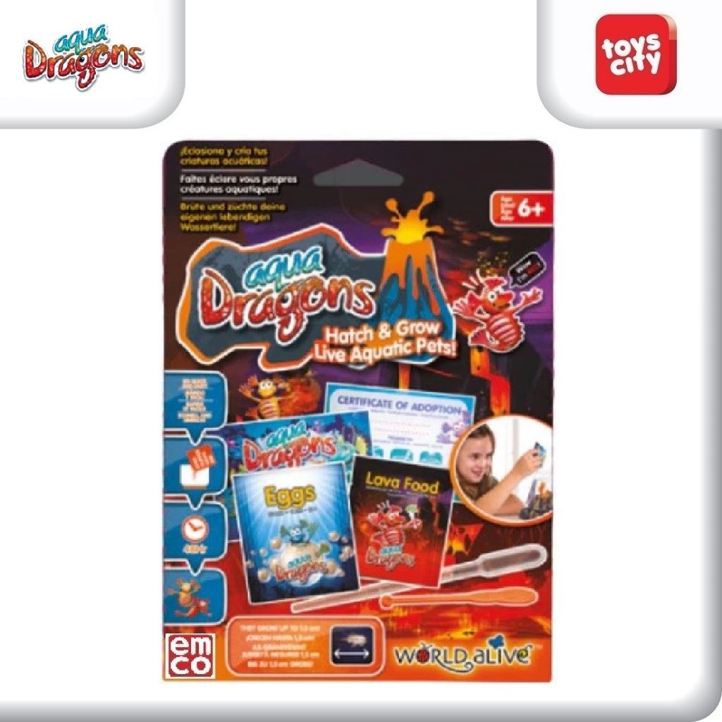 Jual Refill Aqua Dragons Underwater World Red Dragon - Mainan Edukasi ...