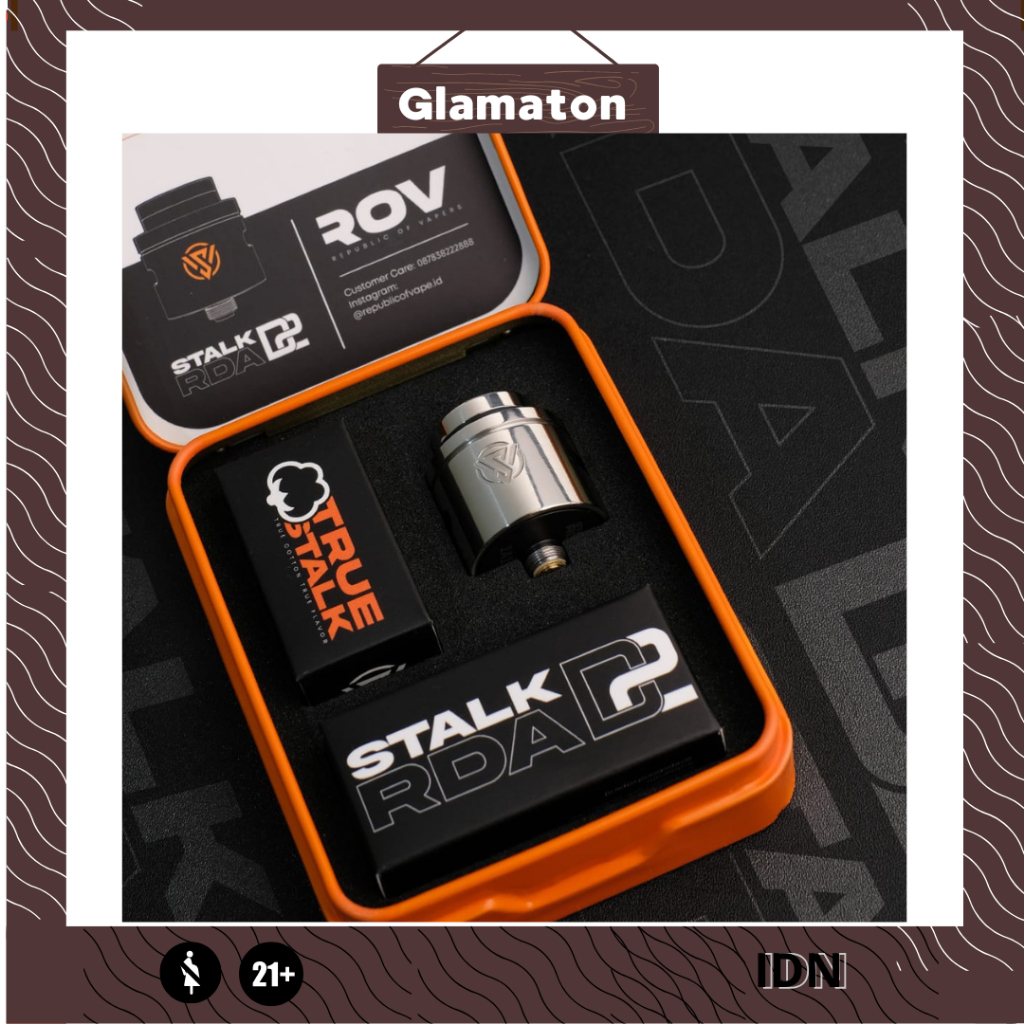 Jual NEW STALK D2 24MM DUAL COIL AUTHENTIC RDA STALK D2 DUAL COIL ...