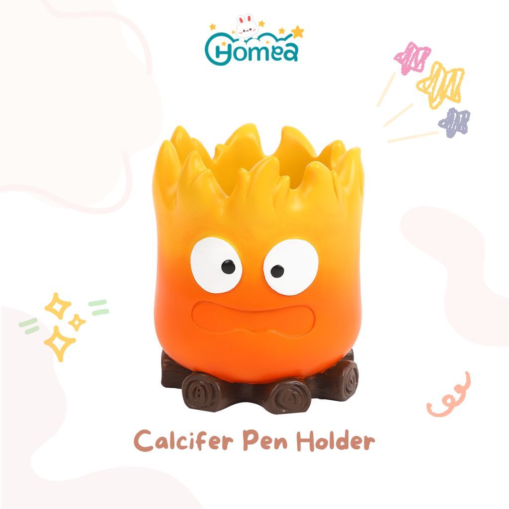 Jual HOMEA Calcifer Howls Pen Holder Karakter Api Holder Tempat Alat ...