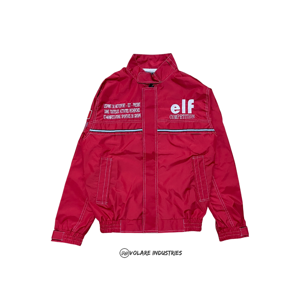 Jual Jaket Motor Pria Elf Competition Vintage Full Bordir | Shopee ...