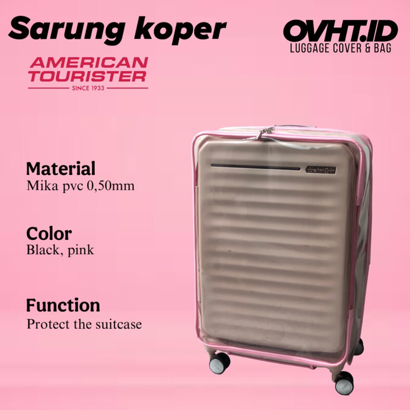 Jual Sarung koper untuk koper American Tourister Full Mika Pvc ...