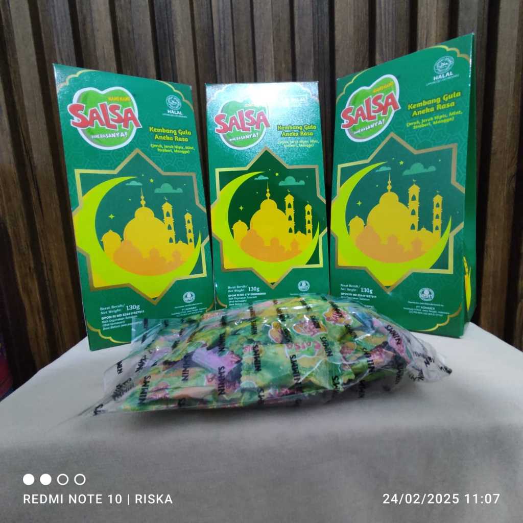 Jual Salsa Kembang Gula Aneka Rasa, kemasan ramadhan, nano-nano salsa ...