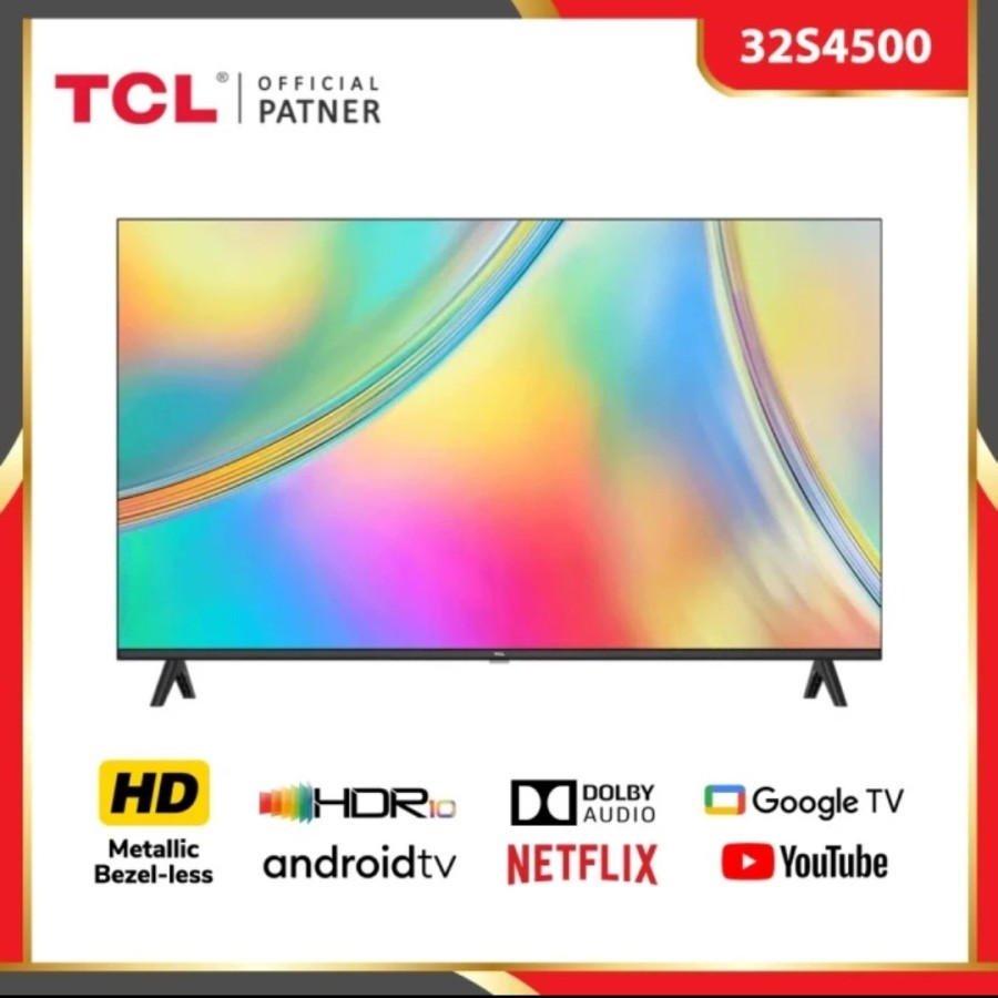 Jual MONITOR TCL 32 INCH ANDROID TV 32S4500A / 32S4500A | Shopee Indonesia