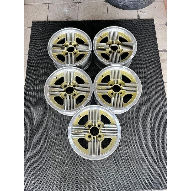 Jual velg seken original japan THELMA R13X5.5 ET40 PCD 4X100 | Shopee ...