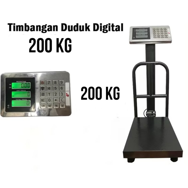 Jual Timbangan Duduk Digital 200 Kg Timbangan Barang Multifungsi ...