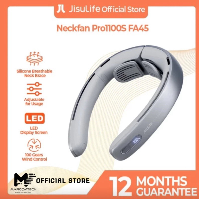 Jual KIPAS ANGIN TANGAN PORTABLE JISULIFE Neck Fan Pro1 FA45 100S 5000 ...