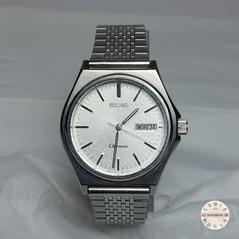 Jual Seiko Chronos Snowflake Dial Day Date Vintage Rare Item Original ...