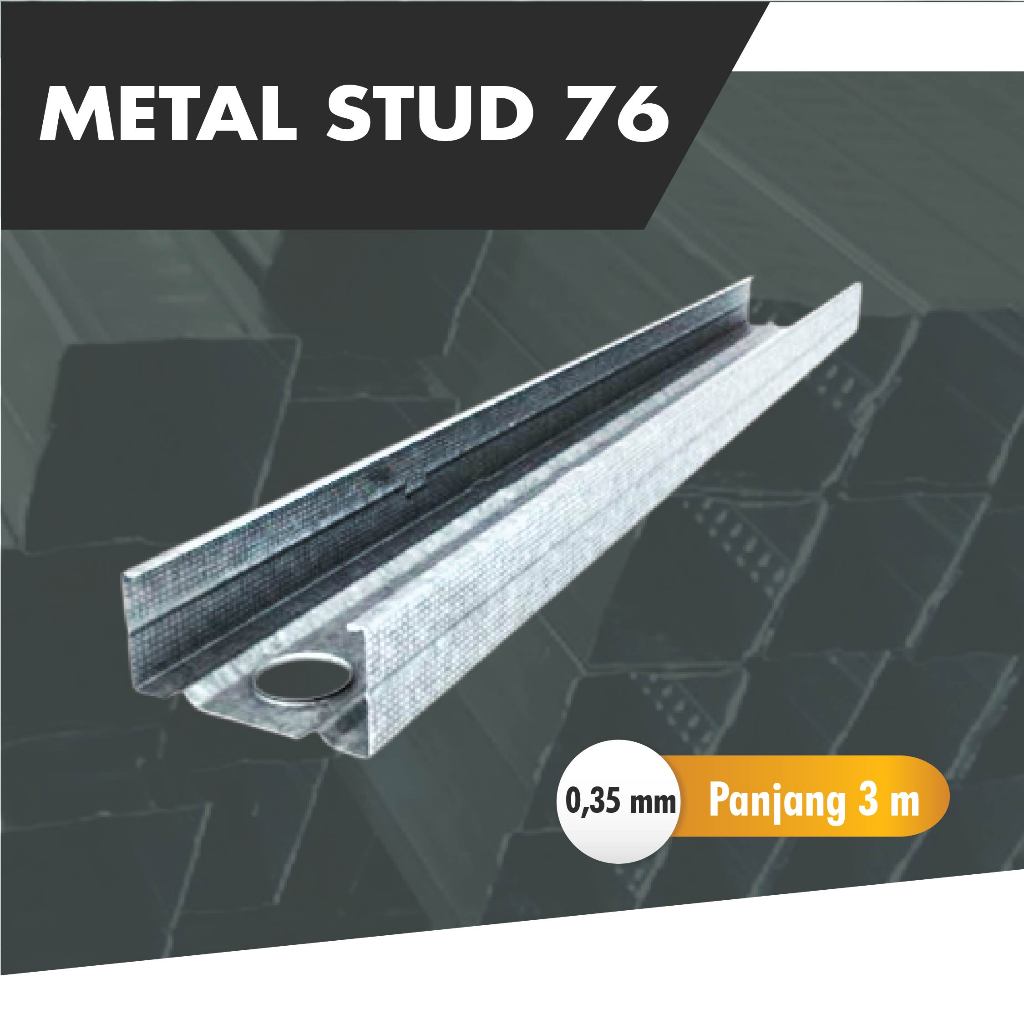 Jual Metal stud 76 / Rangka Partisi / Rangka Gypsum / Rangka Galvalum 0 ...