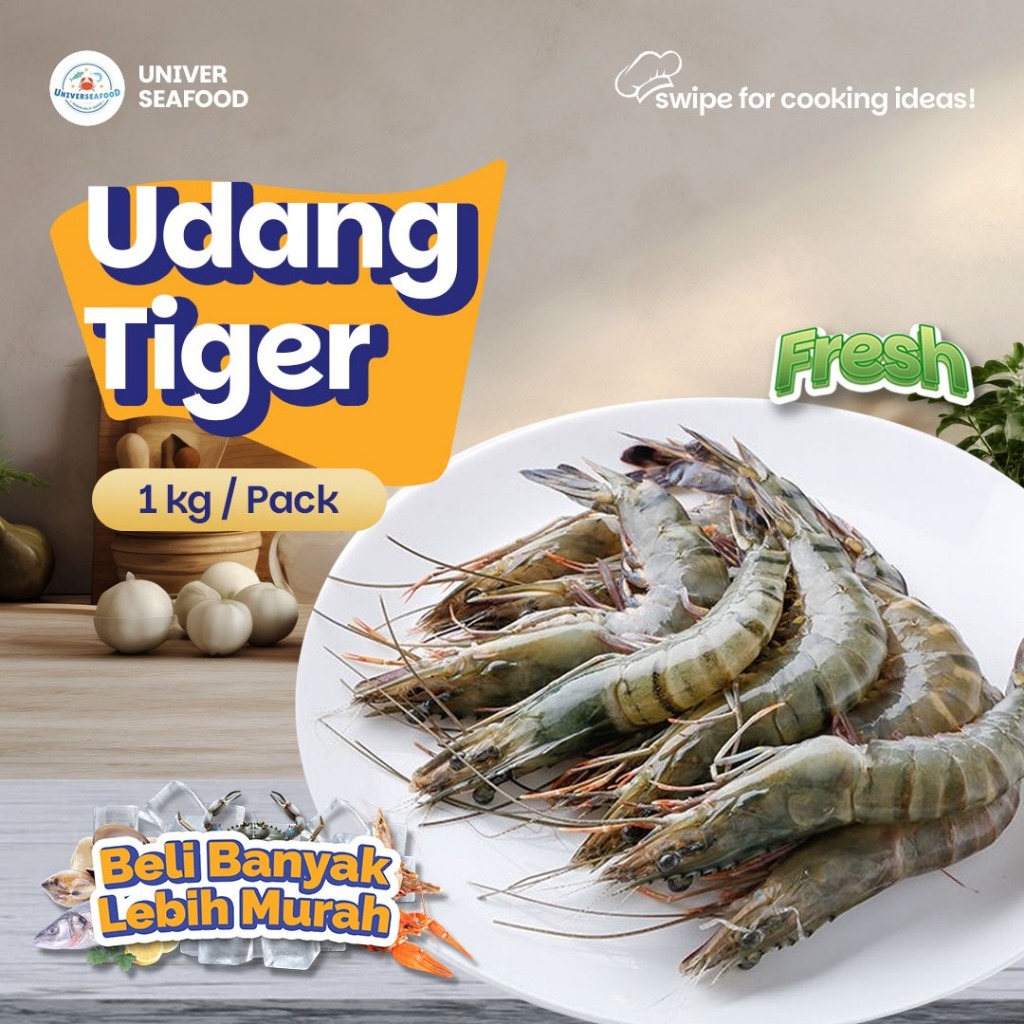Jual Udang Windu/Tiger Size 10-15 1kg | Shopee Indonesia