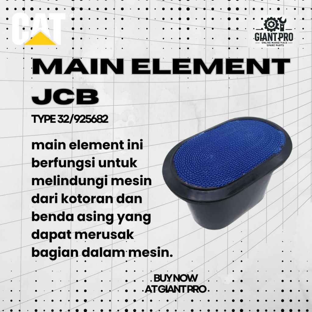 Jual GIANT PRO Main element jcb 32/925682 // elemen utama sparepart ...