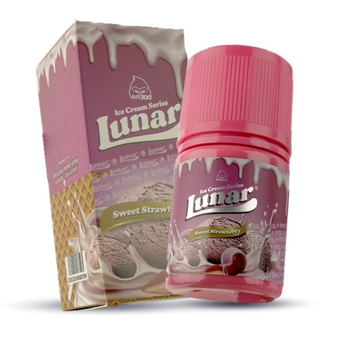 Jual LIQUID LUNAR ICE CREAM SERIES SWEET STRAWBERRY 60ML / ICE CREAM ...