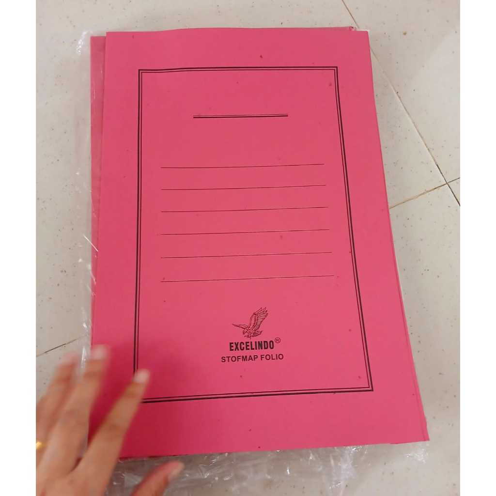 Jual MAP KERTAS / STOFMAP FOLIO / MAP KERTAS MERAH | Shopee Indonesia