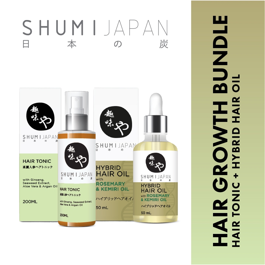 Jual [BPOM] PAKET TUMBUH RAMBUT! SHUMI Japan Hair Tonic + Hybrid Hair ...