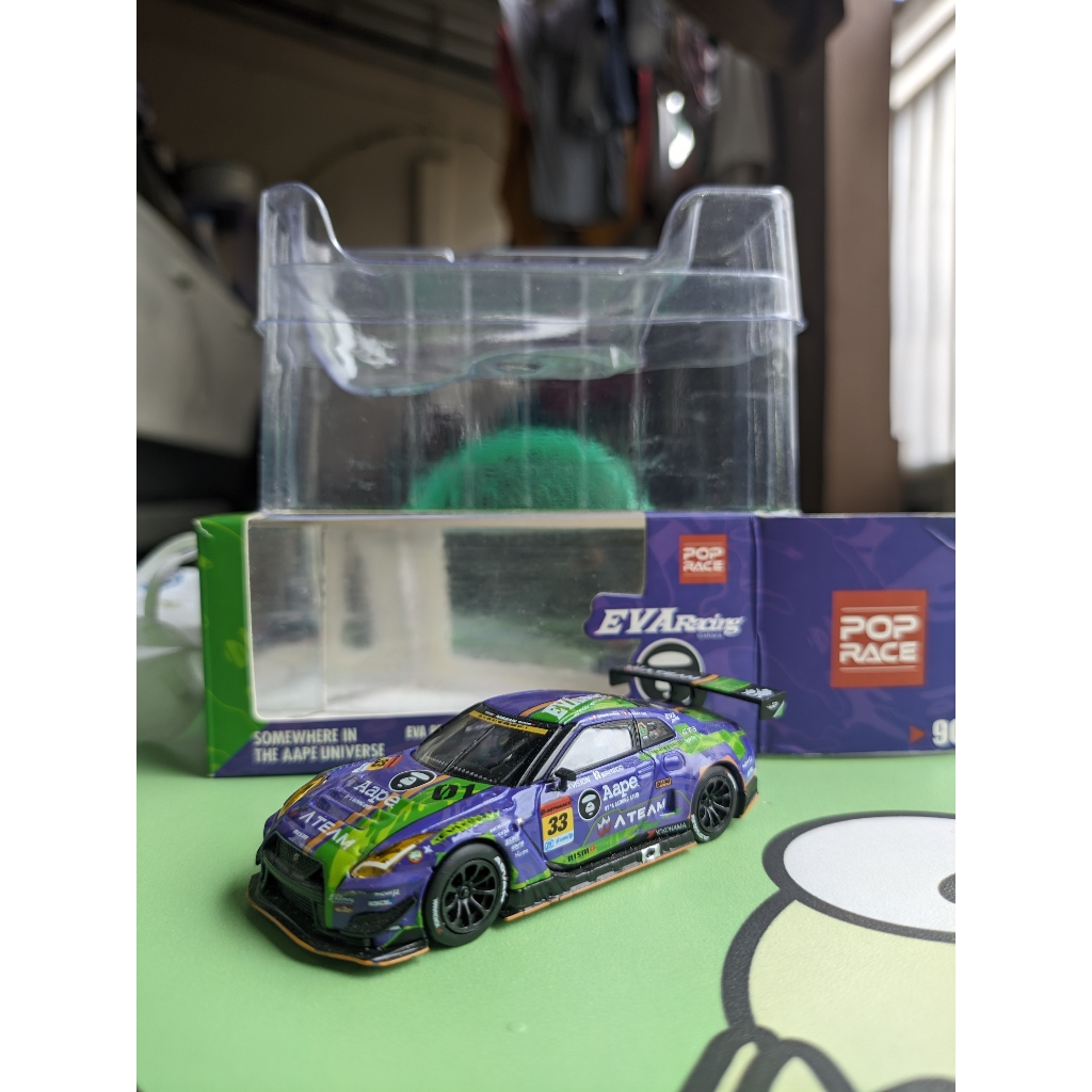 Jual POP RACE X MINI GT, NISSAN SKYLINE GTR R35 EVANGELION PURPLE ...