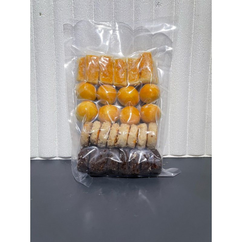 Jual KUE KERING MIX (Nastar, Kastengel, kacang Ori, Kacang Coklat ...