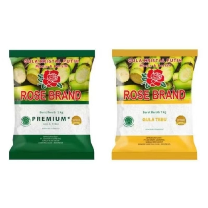 Jual GULA PASIR KEMASAN ROSE BRAND 1KG | Shopee Indonesia